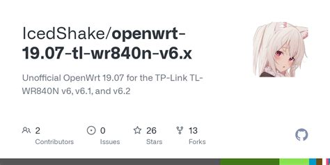 GitHub IcedShake Openwrt Tl Wr N V X Unofficial OpenWrt For The TP Link TL