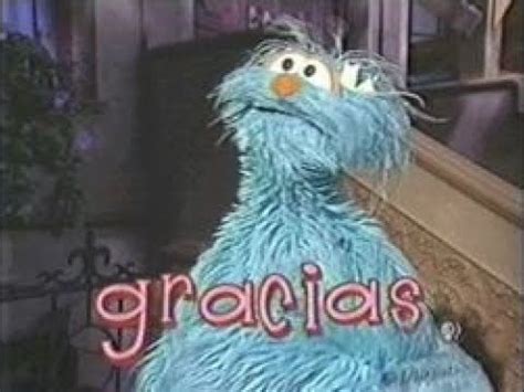 Sesame Street Rositas Spanish Word Of The Day Gracias 2nd Version