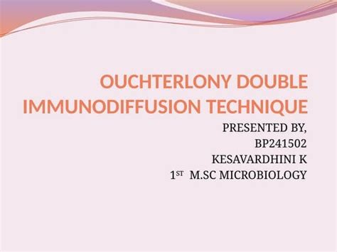 Single Radial Immunodiffusion Ppt