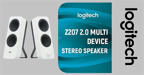 Buy Logitech Z207 Stereo Bluetooth Speaker White Premium Sound Quality