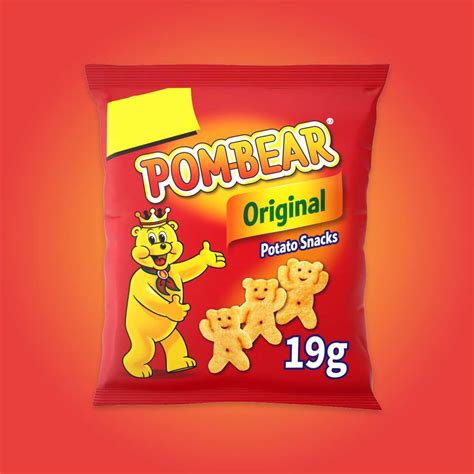 36x Pom Bear Original 19g One Pound Crisps