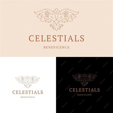 Premium Vector Celestials Logo