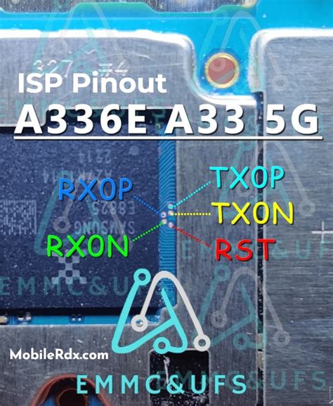 Samsung Galaxy A A E Ufs Isp Pinout Test Point