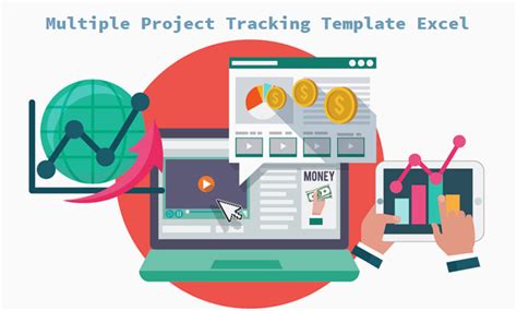 Premium Multiple Project Tracking Template Excel Excelonist
