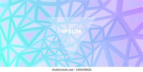 Digital Triangular Background Abstract Polygon Layout Stock Vector