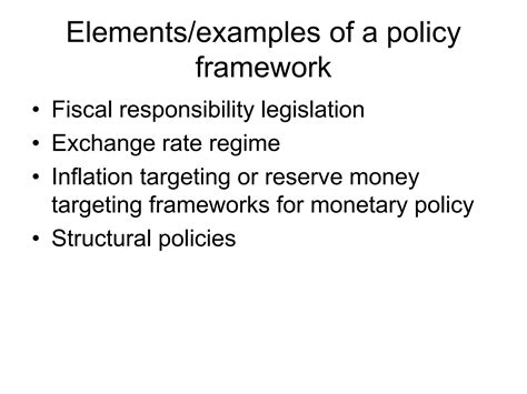 The Macroeconomic Framework Ppt Business Accounting And Finance