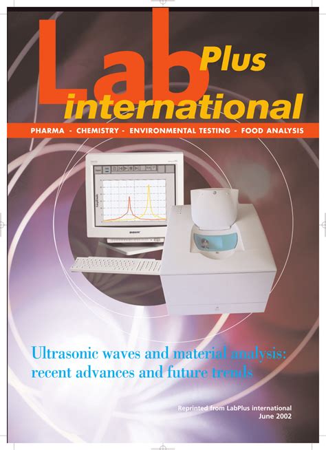Pdf Ultrasonic Spectroscopy For Material Analysis Recent Advances
