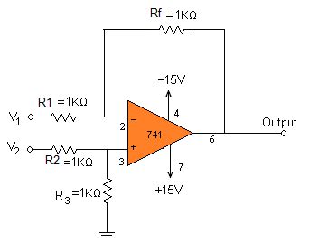 Op Adder And Subtractor Circuits