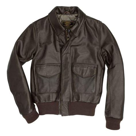 A 2 Flight Leather Jacket Brown Lambskin Jacket Legendary Usa