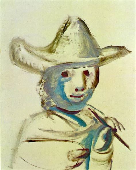 Self Portrait Facing Death 1972 By Pablo Picasso Artchive