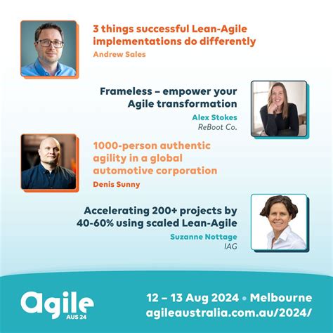 Agile Australia On Linkedin Agileaus24 Agileaus Safe Leanagile Lean