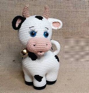 Patrón Gratis Vaca Amigurumi 55675