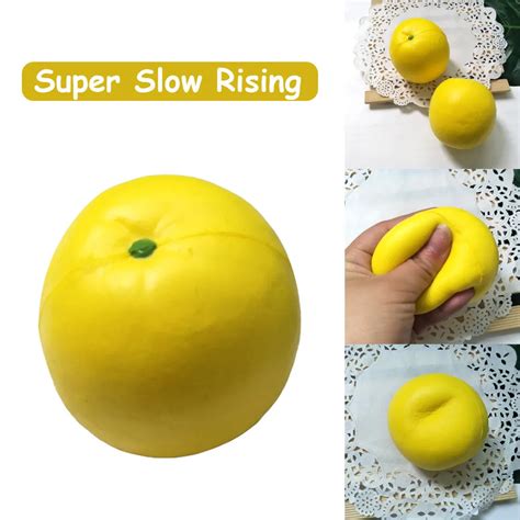 Mini Fruit Antistress Squishy Lemon Slow Rising Squishies Anti Stress