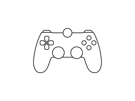 Controllerjoystick Icon Vector Illustrationflat Design Keypad Graphic Hardware Vector Keypad