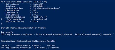 Sql Server Maintenance Output Sql Server Consulting Straight Path