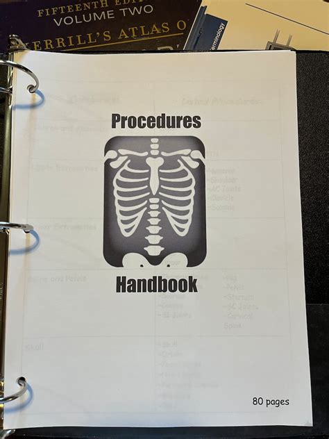 Procedures And Positioning Handbook For X Ray Clinical Book Xray Xray