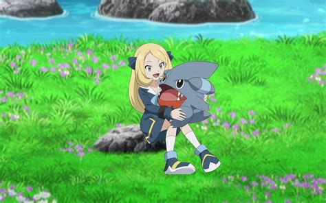 Young Cynthia With Gible By Victorbjorgman2002 On Deviantart