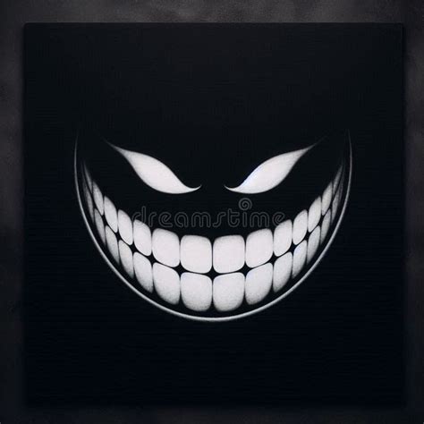 Portrait Of A Smiling Devil Stock Illustration Illustration Of White