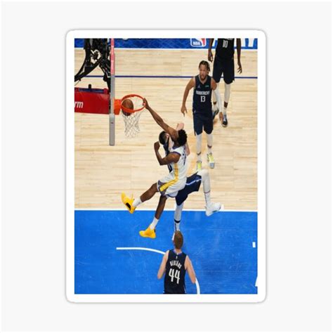 Andrew Wiggins Dunk Sticker For Sale By Powliny Redbubble