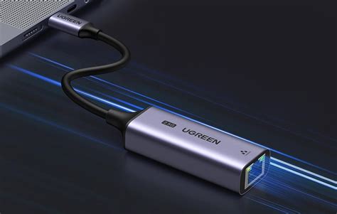Adapter Ethernet Ugreen Cm648 Usb C Do Rj45 25g Czarny W Sklepie