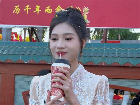 潮汕女孩扛旗潮汕营标旗潮汕甜妹 潮汕大鹏 潮汕大鹏 哔哩哔哩视频