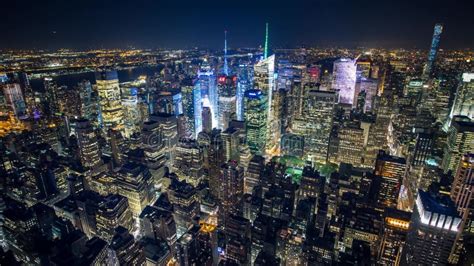 New York Usa October 27 2024 Nighttime View Of The Empire State