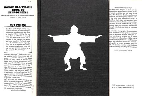 Honor Blackmans Book Of Self Defense De Blackman Honor Very Good