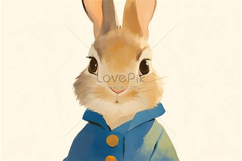 귀여운 토끼의 그림 일러스트 무료 다운로드 Lovepik