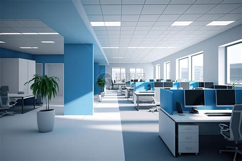 蓝白办公室高清图片下载 正版图片402437983 摄图网