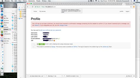 Ios While Registering The Sever On Xmpp Jabberid Is Coming Invalid