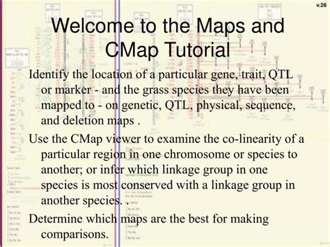 PPT Welcome To The Maps And CMap Tutorial PowerPoint Presentation Free Download ID 280198