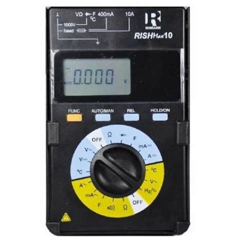 Rishabh Max 10 Digital Multimeter At Rs 1980 Piece Rishabh Multimeter In Ludhiana Id