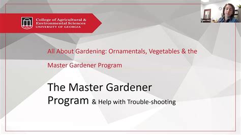 Master Gardener Certification Georgia Fasci Garden