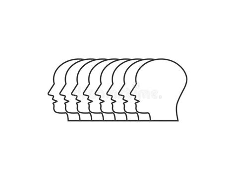 Colleague Headcount Corporate Icon Vector Illustration Stock Vector