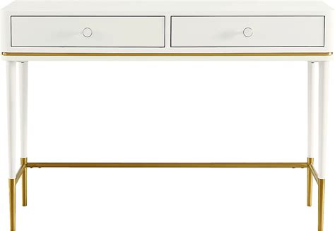 Vandam Off White Beigewhite Desk Rooms To Go