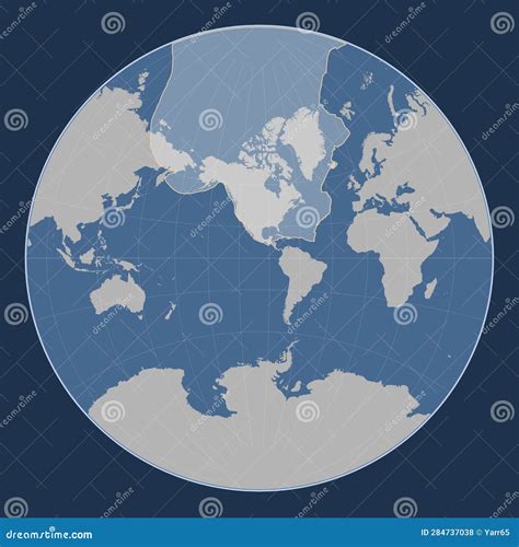 North American Tectonic Plate Contour Lagrange Stock Illustration Illustration Of
