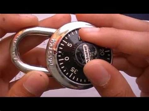 How To Crack A Master Lock Combination Padlock The Easy Way WonderHowTo