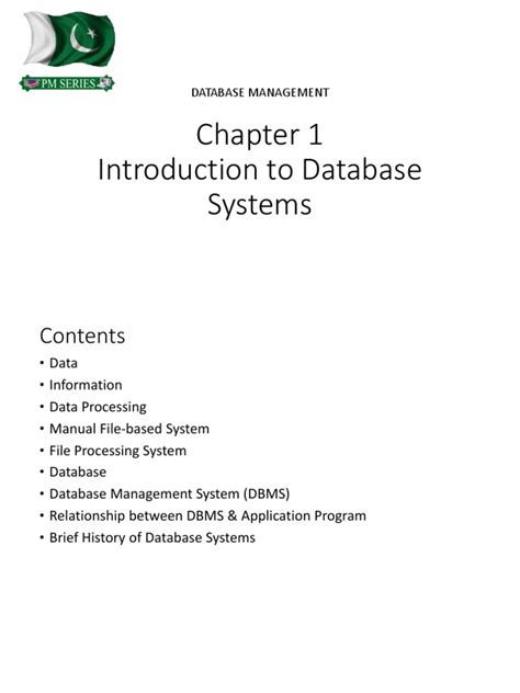 Db01 Introduction To Database Systems Pdf Databases Relational