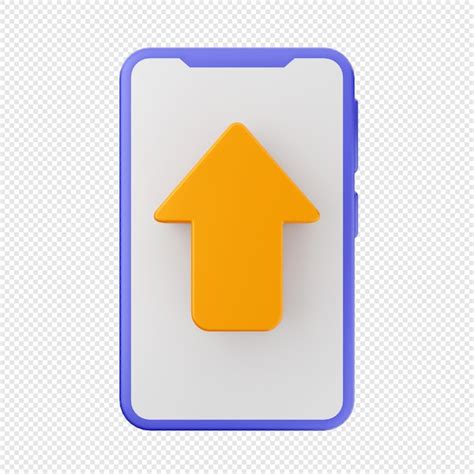 3d 스마트폰 아이콘 일러스트 렌더링 프리미엄 Psd 파일