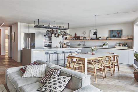 Open Kitchen And Living Room Ideas Cabinets Matttroy