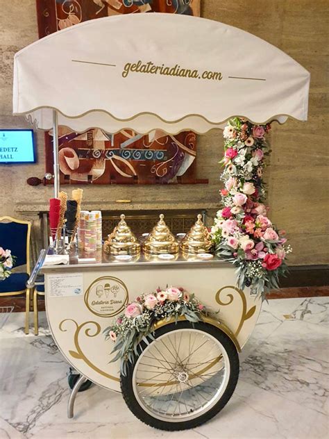 Количка за сладолед на събития Gelateria Diana