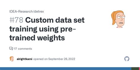 Custom Data Set Training Using Pre Trained Weights · Issue 78 · Idea
