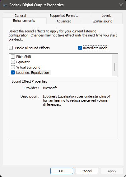 Re Enable Loudness Equalization After Updating To Windows 11 Case Of