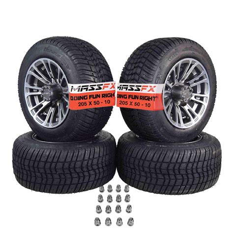 Massfx Sl 20550 10 Fr Golf Cart Quake 4 Gry Wheels 10x7 41016 And 16