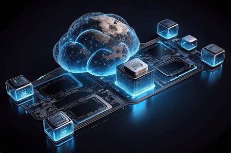 premium photo blue hues of connectivity exploring dynamic networks