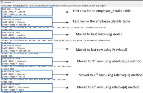 Jdbc Resultset How To Use Java Resultset To Retrieve Data