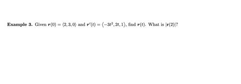 Solved Example 3 ﻿given R 0 2 3 0 ﻿and