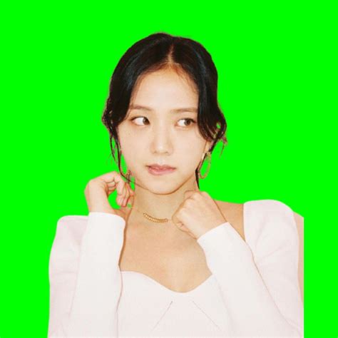 Kim Jisoo Green Screen Greenscreen Green Girls Run The World