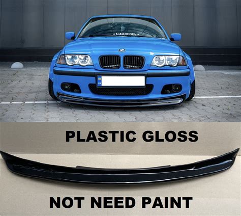Bmw E46 M Tech 2 Front Bumper Lip Splitter Spoiler Trunk Csl Etsy