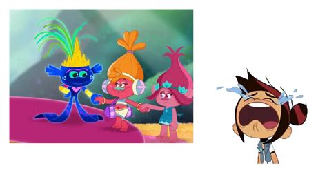 Molly Mcgee Crying While Watching Trollstopia Final Episode Troll